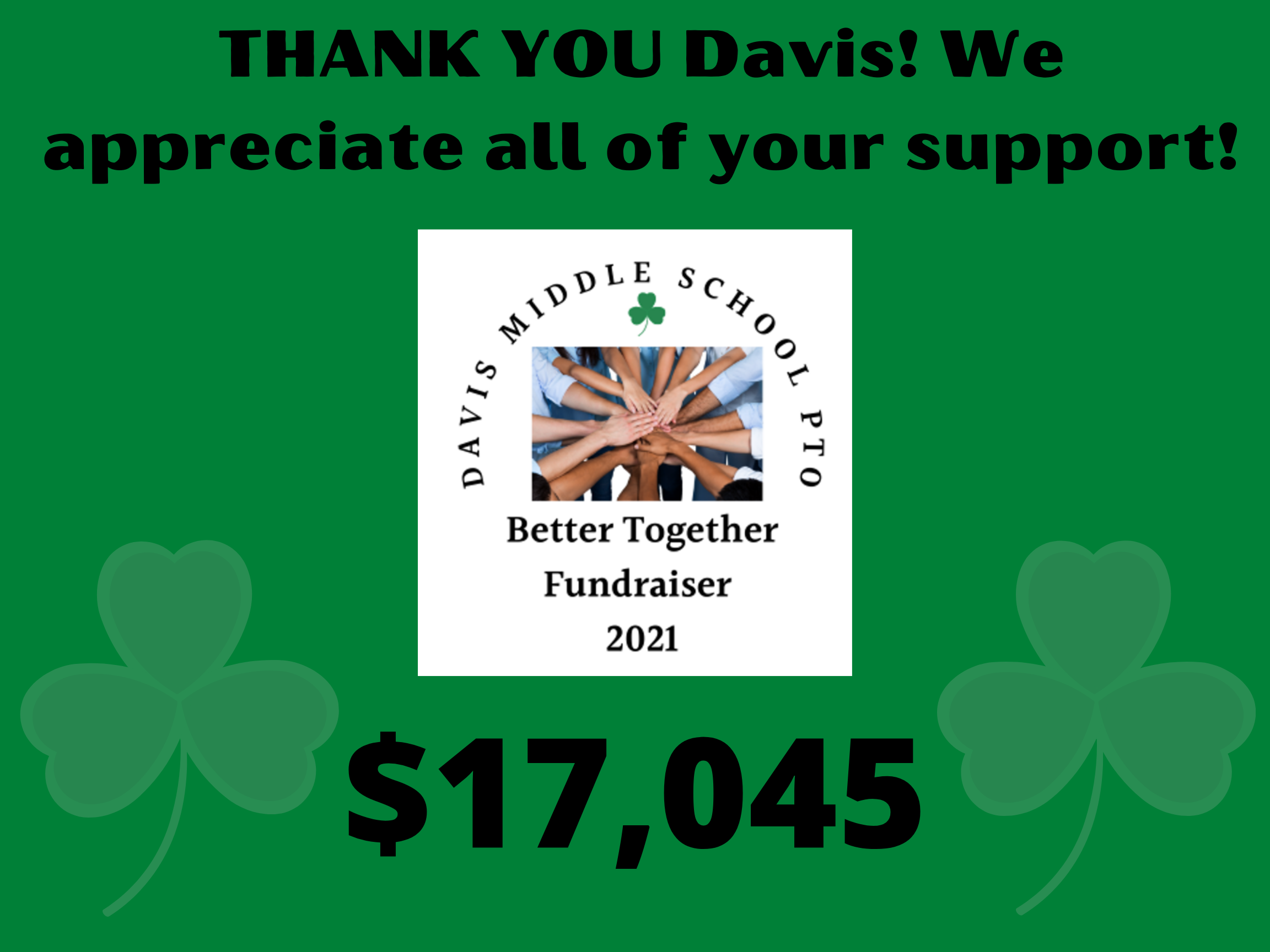 Final Fundraiser Number! | 2024-25 Ann Simpson Davis Middle School PTO